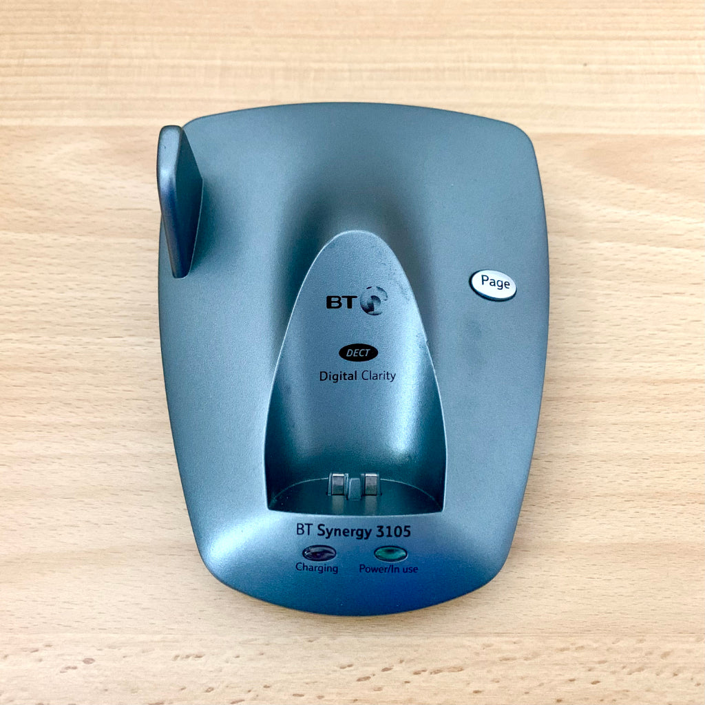 BT SYNERGY 3105 CORDLESS PHONE - REPLACEMENT SPARE MAIN BASE UNIT ...